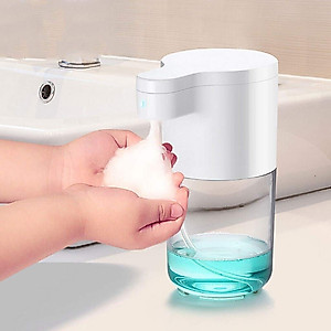 Soap Pump Dispenser Transparent Automatic Kitchen Bathroom Soap Dispenser Creative Bathroom Foam Hand Bottle 350ml Bottles Dispenser