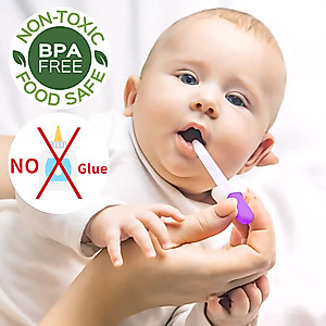 HiMo 10 Pack Liquid Pipettes Droppers Silicone 5ml Clear Medicine Eye Dropper for Kids with Bulb Tip & Clean Brush for Candy Mold, Gummy Bear, Gelatin Maker, Oil Science, Crafts Projects (10 Colors)