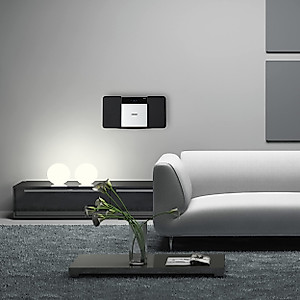 Jensen JBS-300 Modern Bluetooth Stereo Music System for Home with CD/MP3/WMA Player Wireless Streaming USB Port for MP3 Playback | Digital AM/FM Stereo (Remote Included) (Limited Edition)