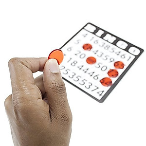 1000 Pack Bingo Chips (Red)