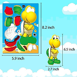 Video Game Make a Face Stickers Cute Funny Cartoon Brother Make Your Own Face Stickers for Kids Boys Girls Birthday Party Favors Goodie Bags Gifts Laptop Luggage Notebook Room Wall Reward Stickers