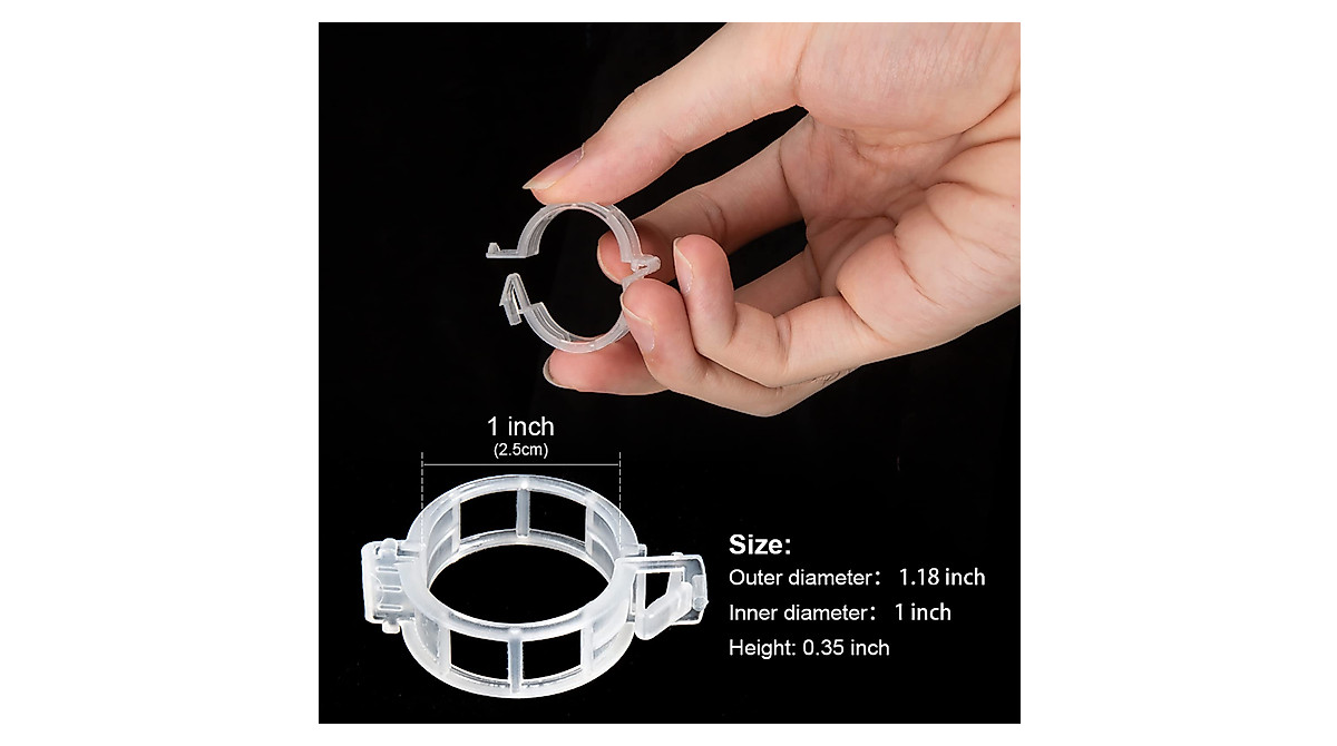 200PCS Plant Support Clips for Healthier Gardening