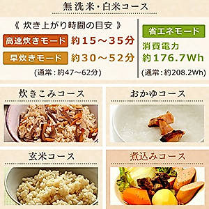 Iris Ohyama rice cooker pressure IH formula 5.5 Go brand cook divided function with rice shop taste RC-PA50-B