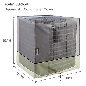 KylinLucky Air Conditioner Cover for Outside Units - AC Covers Fits up to 30 x 30 x 32 inches