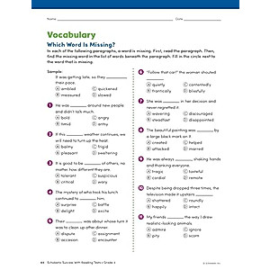 Scholastic Success with Reading Tests Grade 4 Workbook