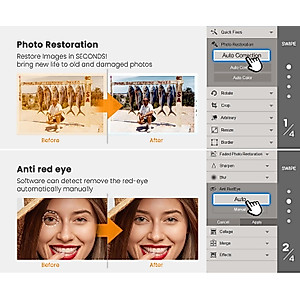 Plustek Photo Scanner - ephoto Z300, Scan 4x6 Photo in 2sec, Auto Crop and Deskew CCD Sensor. Support Mac and PC