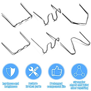 1000 Pieces Hot Stapler Plastic Repair Kit Welding Stapler Welding Rods Automotive Plastic Repair Machine Welding Hot Stapler for All Cars and Plastic Repair