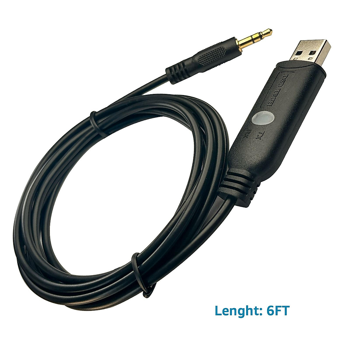 DSD TECH SH-U35B USB RS232 to 3.5mm Serial Cable with FTDI FT232RL Chip 6FT