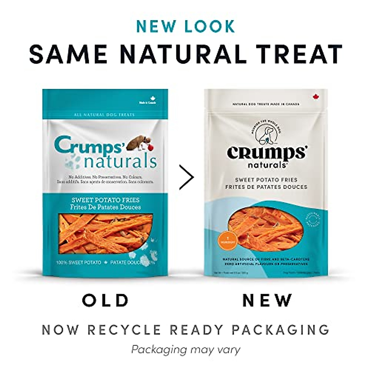 Crumps' Naturals Sweet Potato Fries 280G/9.9 Oz,Brown