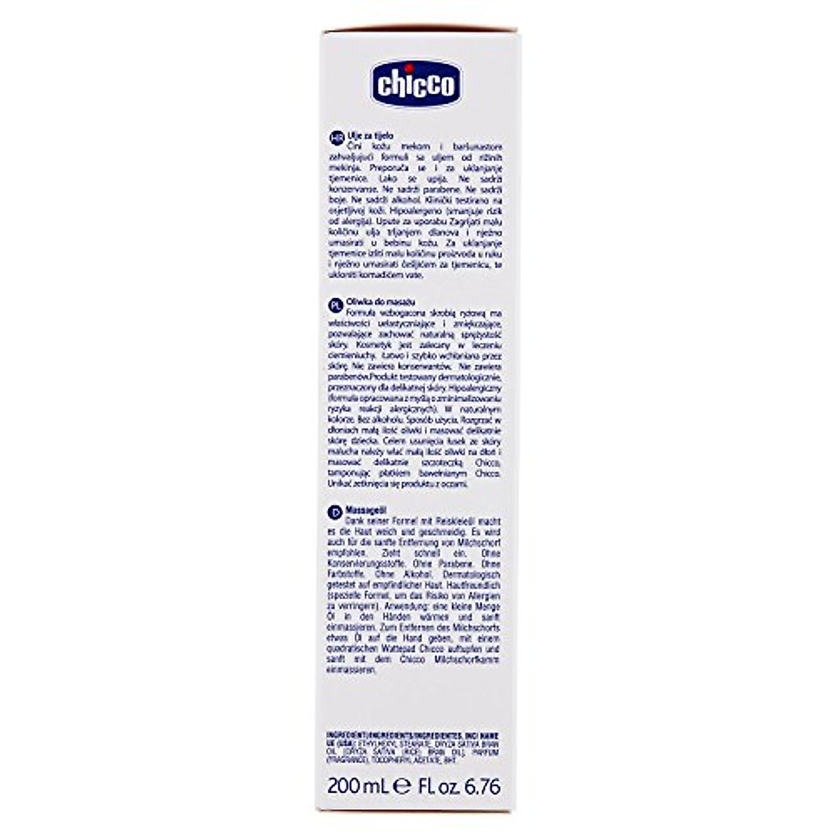 Chicco Baby Moments Massage Oil 200 ml 0M+