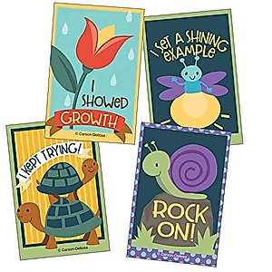 Carson Dellosa – Nature Explorers Reward Tags Colorful Cut-Outs, Classroom Décor, 49 Pieces