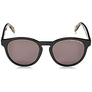 Marc Jacobs Marc 351/S Round Sunglasses, Black/Gray, 52mm, 19mm