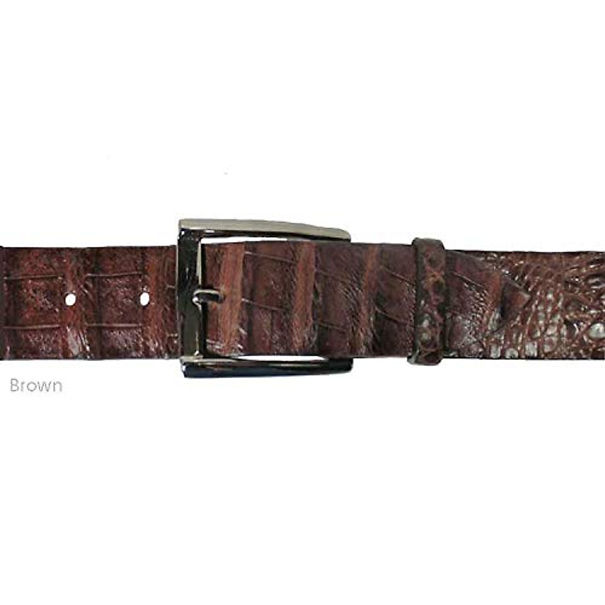 Genuine Hornback Crocodile Handmade 1 ½” Bronco Belts