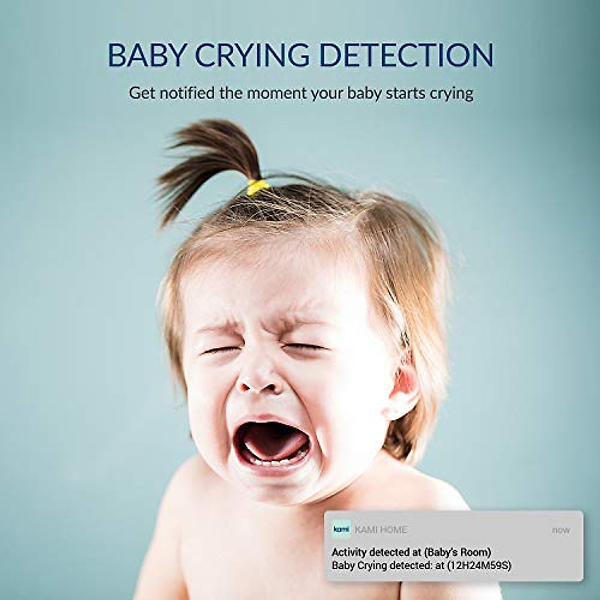 Kami by YI 4pc 1080p Cameras For Home Security with Human Detection, Activity Zone, Seamless Footage Playback with Phone APP - Compatible with Alexa and Google Assistant