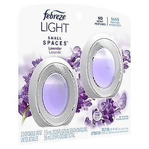 Febreze LIGHT Small Spaces Air Freshener Lavender, 2 count