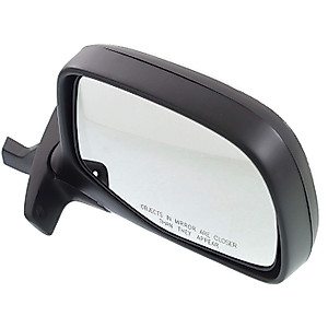 Kool Vue Left & Right Manual Door Mirrors Compatible With Ford F-150 1992-1996 Chrome Pair Standard Cab