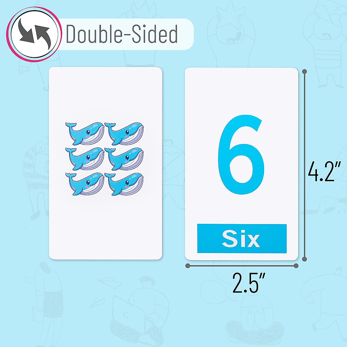 Mr. Pen- Alphabet Flash Cards for Toddlers, Double-Sided, 58 Picture Cards, Toddler Flash Cards, Alphabet Flash Cards, Baby Flash Cards, Letter Flash Cards, ABC Flash Cards, Number Flash Cards