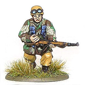Bolt Action Fallschirmjager German Airborne Paratroopers 1:56 WWII Military Wargaming Figures Plastic Model Kit