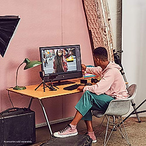HP Envy 32 All-in-One Computer, 9th Gen Intel Core i7-9700 Processor, 4K UHD Monitor, NVIDIA GeForce GTX 1650 Graphics (4 GB), 16 GB RAM, 1 TB SSD, Windows 10 (32-a0010, Nightfall Black)