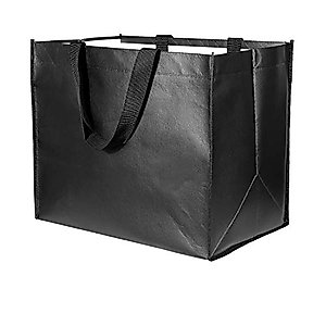Large Reusable Grocery Bags 10 Pack Heavy Duty, Reinforced Handles with X Stitching Hold 50 lbs, Durable Shopping Tote Bags Foldable, Washable & Eco-Friendly, 2 Years Warranty, 3 Colors