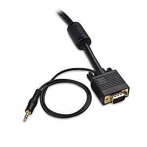Cable Matters VGA Cable with Audio (SVGA Monitor Cable with 3.5mm Stereo Audio) 25 Feet