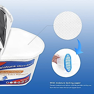 ✅ 𝗩𝗮𝗰𝗽𝗹𝘂𝘀 Moisture Absorber Boxes (6 Pack), 10.5 Oz, Vacplus Unscented Moisture Absorber, Humidity Absorber Attracts Extra Moisture from Your Bathroom, Closet, Kitchen & Study, Dehumidifier for Closet (Fragrance Free)