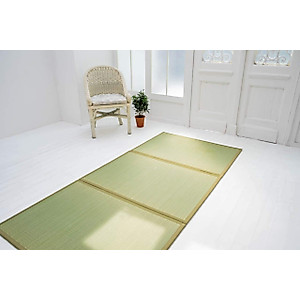 BJDesign Japanese Traditional Igusa (Rush Grass) Tatami Floor Mattress Tatami mat, Full XL. Made in Japan (Full XL)