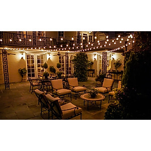 25 Pack Clear G40 Globe Light Bulbs for Patio String Lights Fits E12 and C7 Base 5 Watt 1.5 Inch Dimmable Light Bulbs G40 Replacement Bulbs for Patio Lights