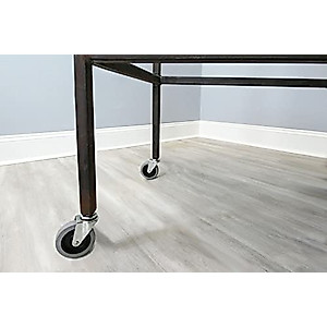 Shepherd Hardware 9807 3-Inch Swivel Stem Caster, Rubber Wheel, 7/16-Inch Stem Diameter, 175-lb Load Capacity