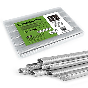 China-top Silver SC7 15 Gauge 3/4'' Crown C Ring Staples C-Rings Hog Rings