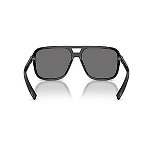Dolce & Gabbana DG4354 Men's Sunglasses Black/Dark Grey 61