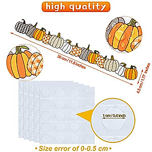 40 Pieces Pumpkin Bulletin Board Borders Fall Bulletin Border Decorations Halloween Bulletin Board Borders Fall Classroom Decorations for Halloween Thanksgiving Home Sweet Classroom (Simple Style)