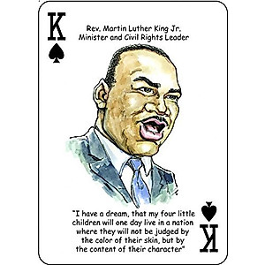 Black America 52 Great African Americans Hero Deck Playing Cards