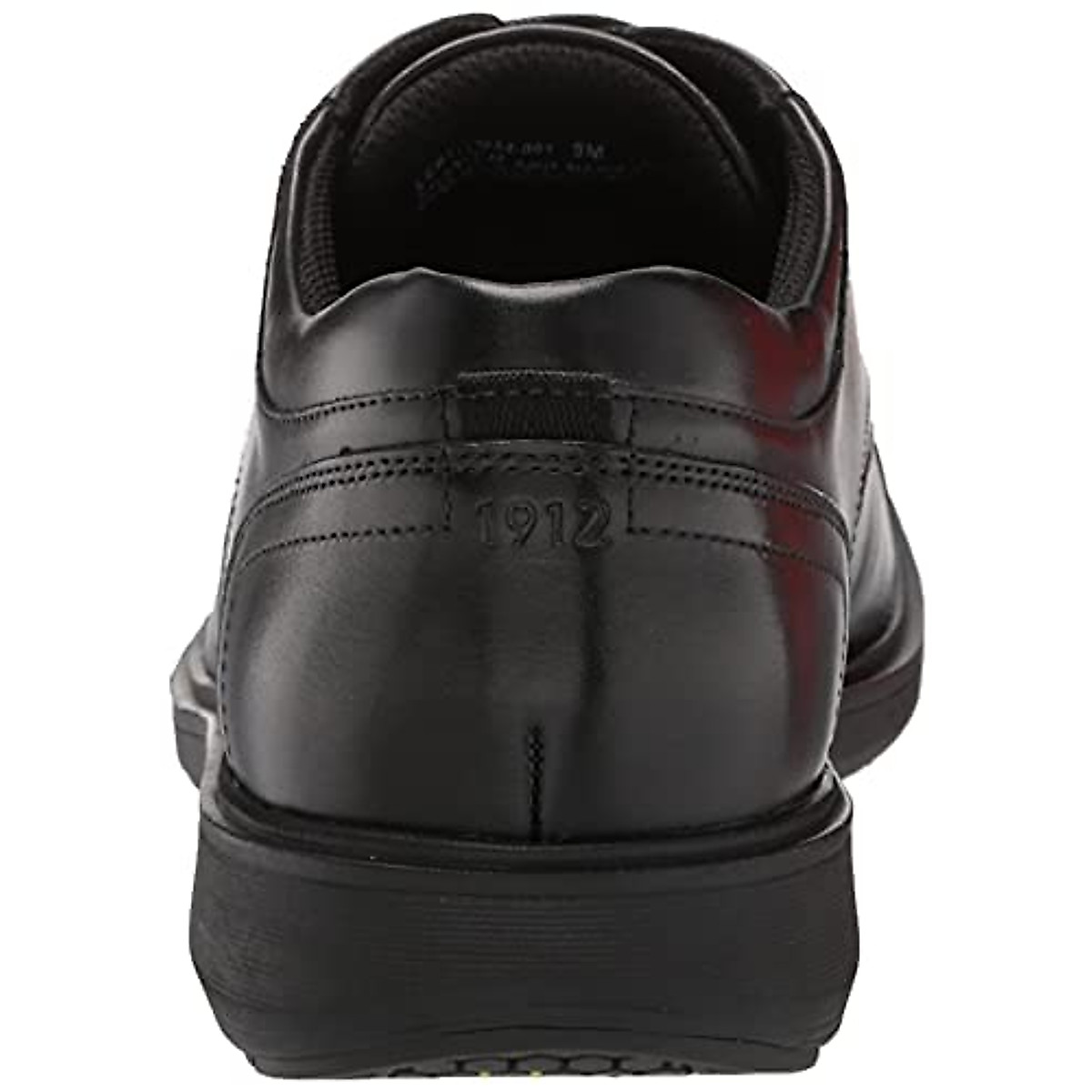 Nunn Bush Men's PRO Cap Toe Oxford with KORE Slip Resistant Comfort Technology, Black, 10.5 X-Wide