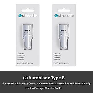 Silhouette Cameo 4 Extras Bundle with 2 AutoBlades, Pink Tool Kit, 2 Cutting mats, PixScan Mat. Also Includes CrafterCuts Start Up Guide and Bonus Designs