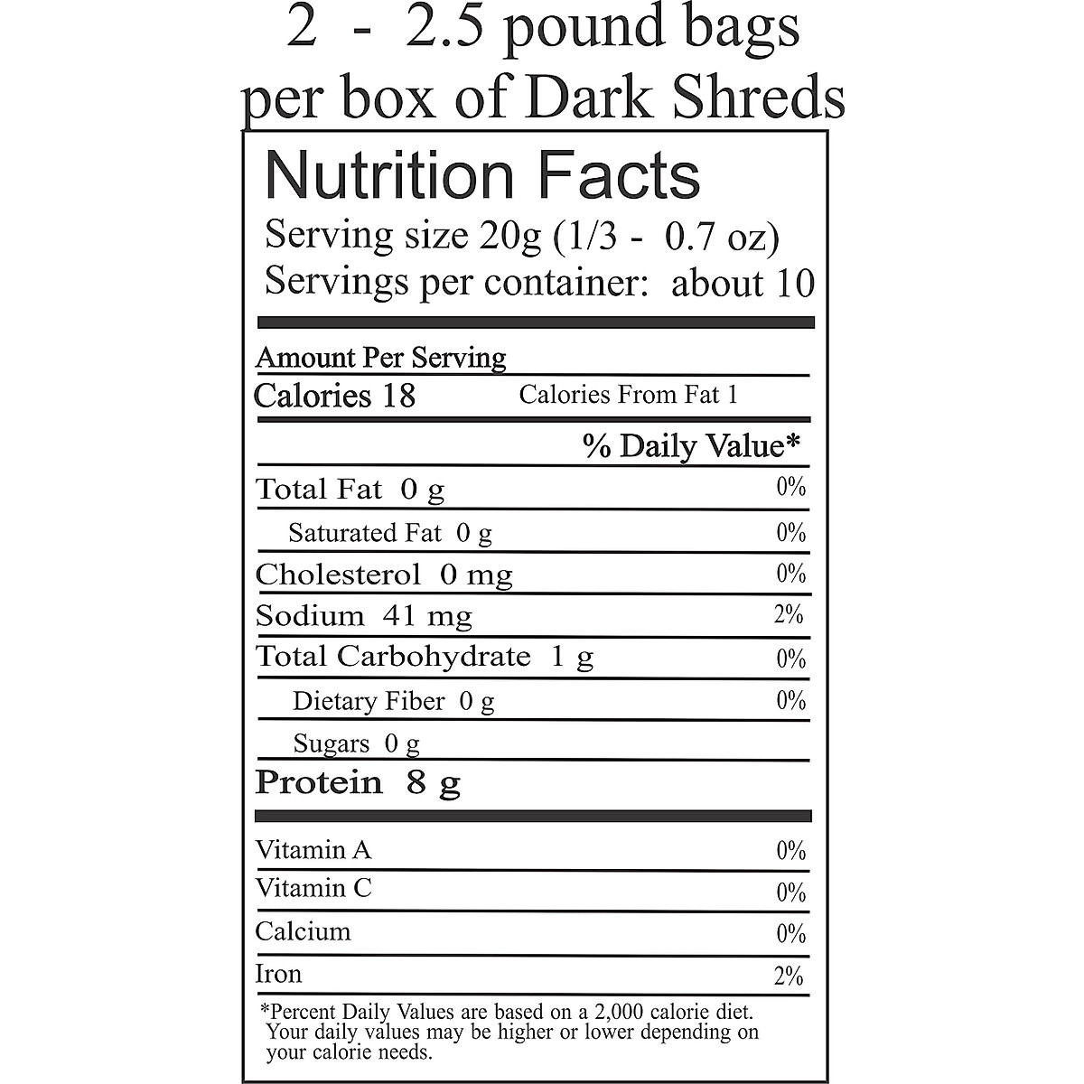 Vege Shreds Dark, Veggie Shreds, Veggie Meat (7 ounce package)