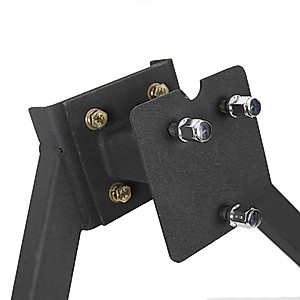 KUAFU Rear Bumper W/Tire Carrier Compatible with 1987-1996 Jeep Wrangler YJ 1997-2006 TJ 2003-2006 LJ w/D-Rings 2 packages