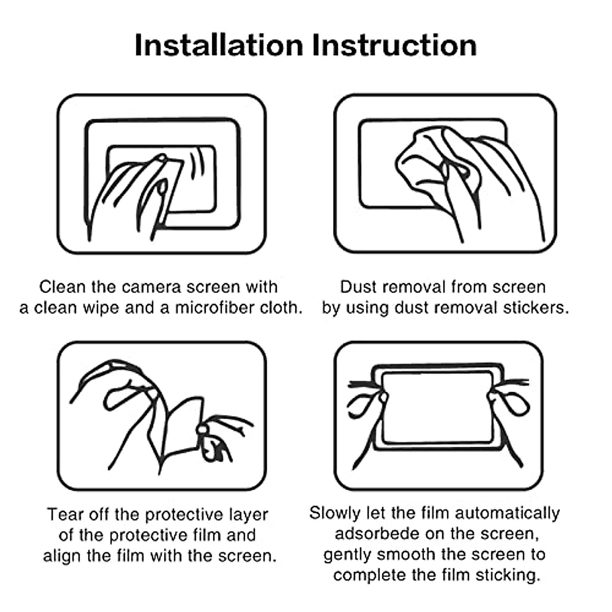 Rieibi (3 Packs) a7R V Screen Protector - 0.25mm 9H Hardness Tempered Glass Film for Sony A7R5/A7R V/A7RV/Alpha 7R V/Alpha a7 RV/A7 RV Digital Camera