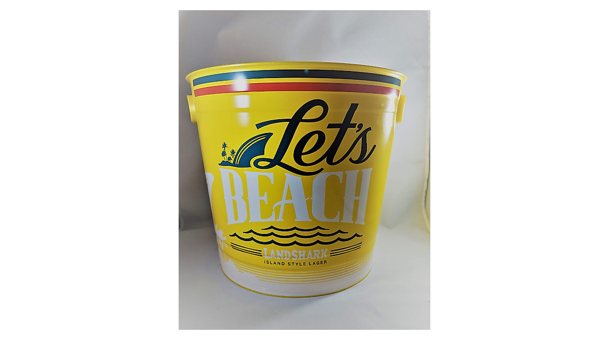 Landshark Lager Beach Bucket - Perfect for Summer Fun