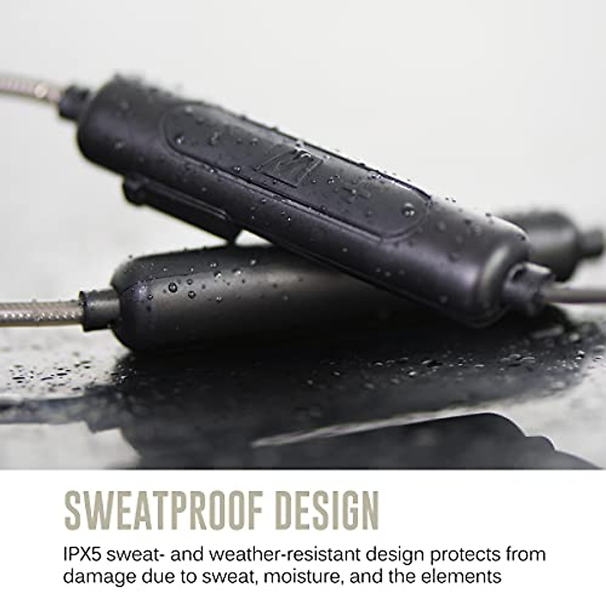 MEE audio BTN 2-Pin Bluetooth Wireless Adapter Cable with Qualcomm aptX for Massdrop and Other 2-pin in-Ear Monitors