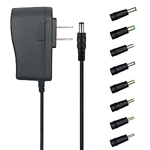 Excelity AC-DC 5V 1A Wall Charger Power Adapter with Plug 5.5 x 2.5mm / 5.5 x 2.1mm