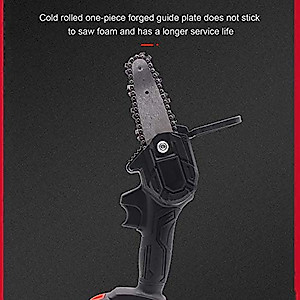 LIU Mini Chainsaw, Cordless Power Chain Saw, Portable Cordless Chainsaw, for Cutting Wood Branches in Gardens and Gardens