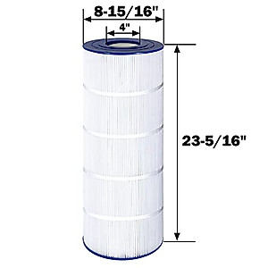 Wowreed Pool Filter Compatible with C1200,cx1200re,PA120, C-8412, FC-1293,Clearwater II 125, Pro Clean 125, 120 sq.ft,1 Pack