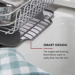 KitchenAid Full Size Stainless Steel Dish-Drying Rack, 20.47-Inch, Gray