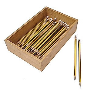 Aviboo Cabinet Drawer Organizer and Storage Tray Box Dividers Set Made of Bamboo Wood, Multipurpose Holder for Craft, Sewing, Office, Bathroom, Kitchen (1, 5.9x9.1x2.2 inch)