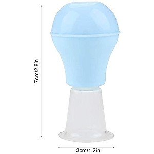 Nipple Corrector,Women Silicone Nipple Enlargement Suction Enlarger Sucker Corrector for Breastfeeding Inverted Flat Nipples Aspirator Puller Health Care(Blue)