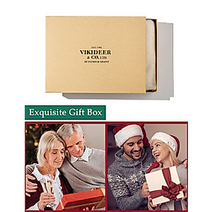 VIKIDEER 100% Cashmere Scarf Knitted Wrap Shawl Extra Large Long Scarf Stole for Women Wayfarer Travel White