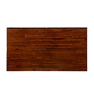 44" Brown Contemporary Style Handcrafted Storage Desk