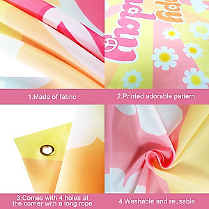 KatchOn, Groovy Birthday Banner - XtraLarge, 72x44 Inch | Groovy Backdrop for Groovy Party Decorations, Groovy Birthday Decorations | Groovy Birthday Party Decorations, Groovy Happy Birthday Banner