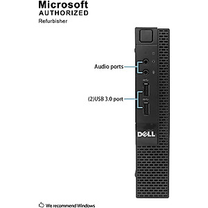 DELL Optiplex 9020 Ultra Small Tiny Desktop Micro Computer PC (Intel Core i5-4570T, 16GB Ram, 512GB Solid State SSD, WiFi, Bluetooth, HDMI Win 10 Pro (Renewed)']